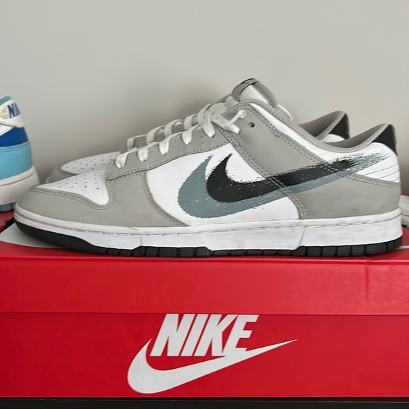 Nike | Shoes | 15 Mens Nike Dunk Low Stencil Swoosh | Poshmark
